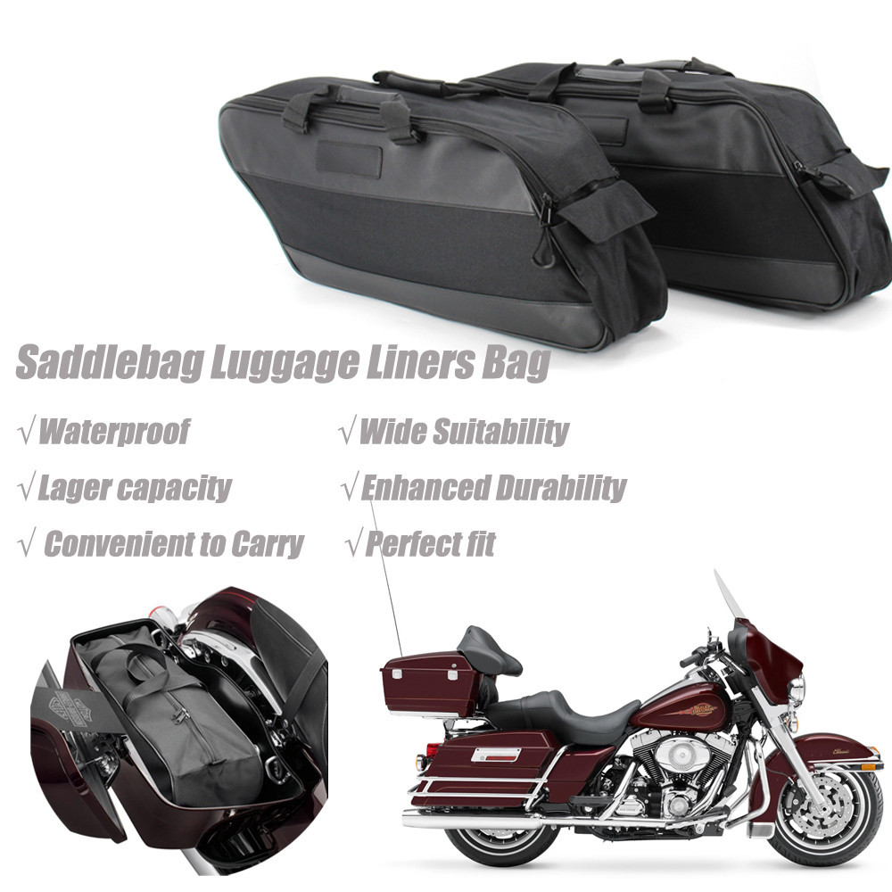 Hard Saddlebag Luggage Liners Tour Pack Soft Liner Bags For Electra ...