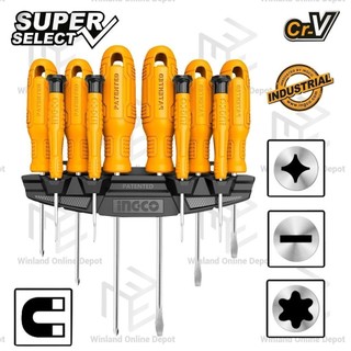 Ingco by Winland 10PCS Screwdriver and Precision Screw driver Set (SS ...