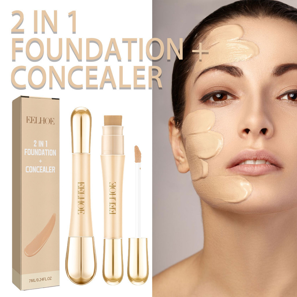 Dual-ended Liquid Concealer High Covering Moisturizing Oil Control ...
