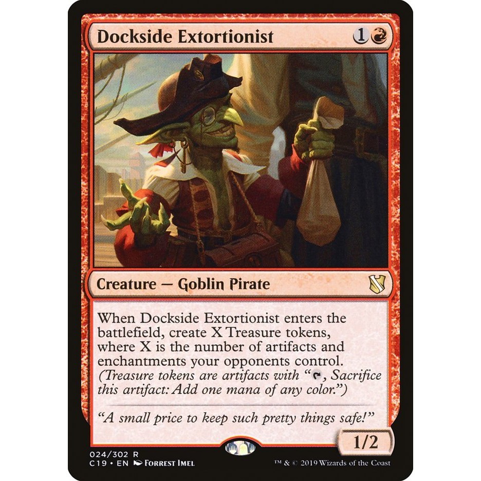 Pr0xy Card - Dockside Extortionist | Commander 2019 (C19) | Shopee ...