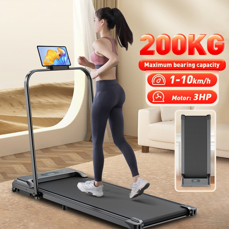 3.0HP electric treadmilll, Flat Treadmill Household Threadmill With ...