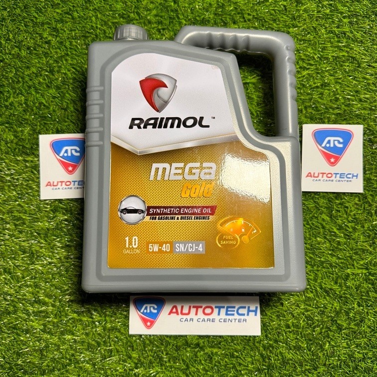RAIMOL MEGA GOLD 4L 5W40 SN SM CJ4 FULLY SYNTHETIC ENGINE OIL | Shopee ...