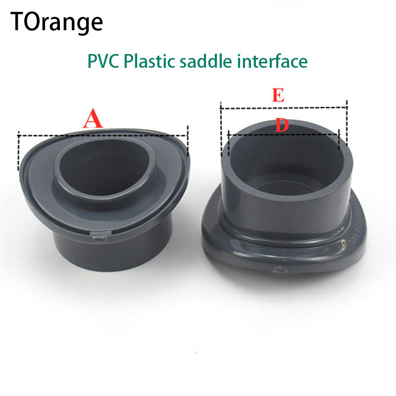 PVC Plastic saddle interface Saddle joint Arc generation tee Saddle ...