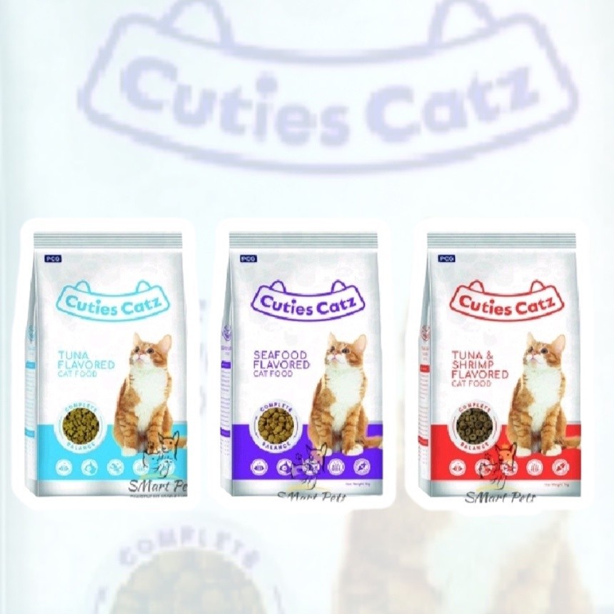 Original Pack of Cuties Catz Cat Food 1kg! | Shopee Philippines