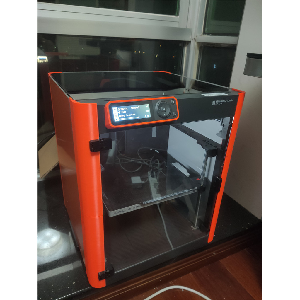 ☮Bambu Lab P1P 3D printer Vision enclosure kit PC and Aluminum composit ...