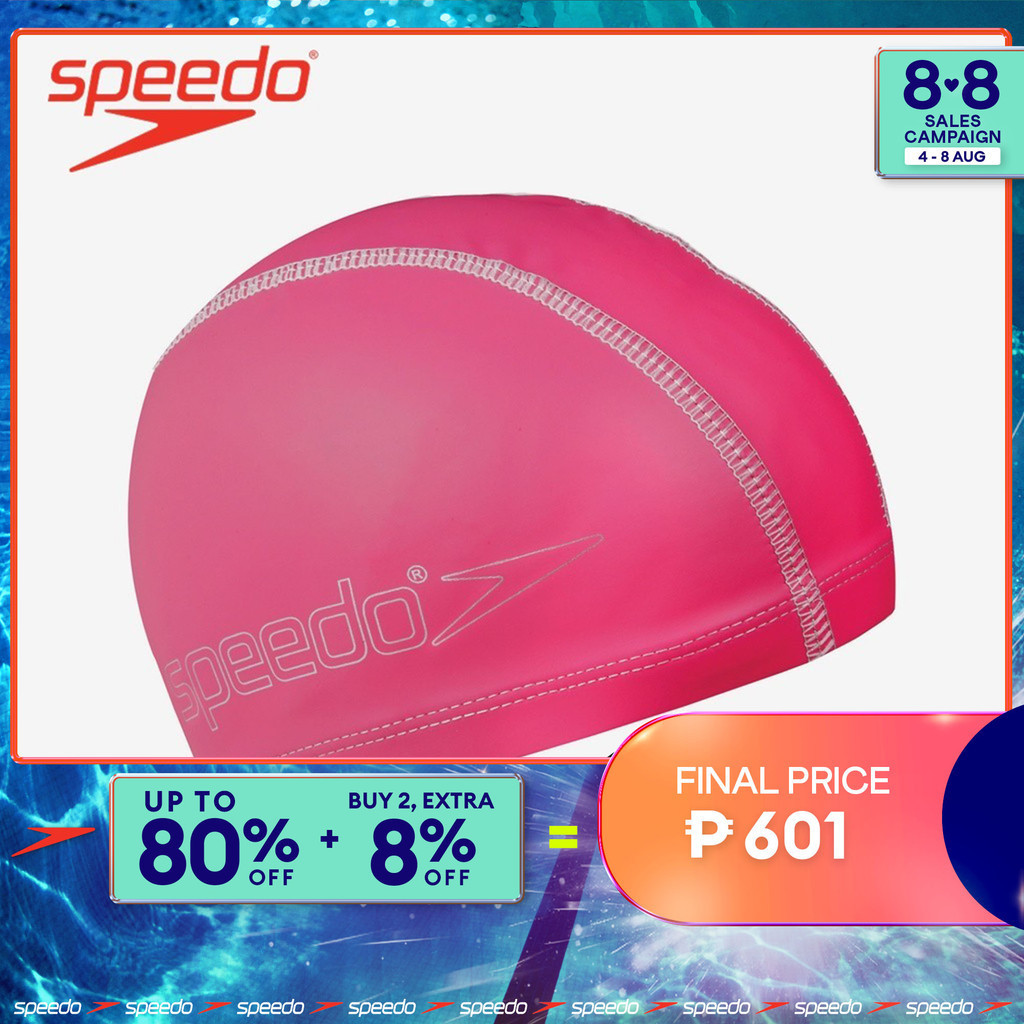 Speedo Kids Boy & Girl Swim Caps - Pace Cap - Pink - 8-720731341 ...