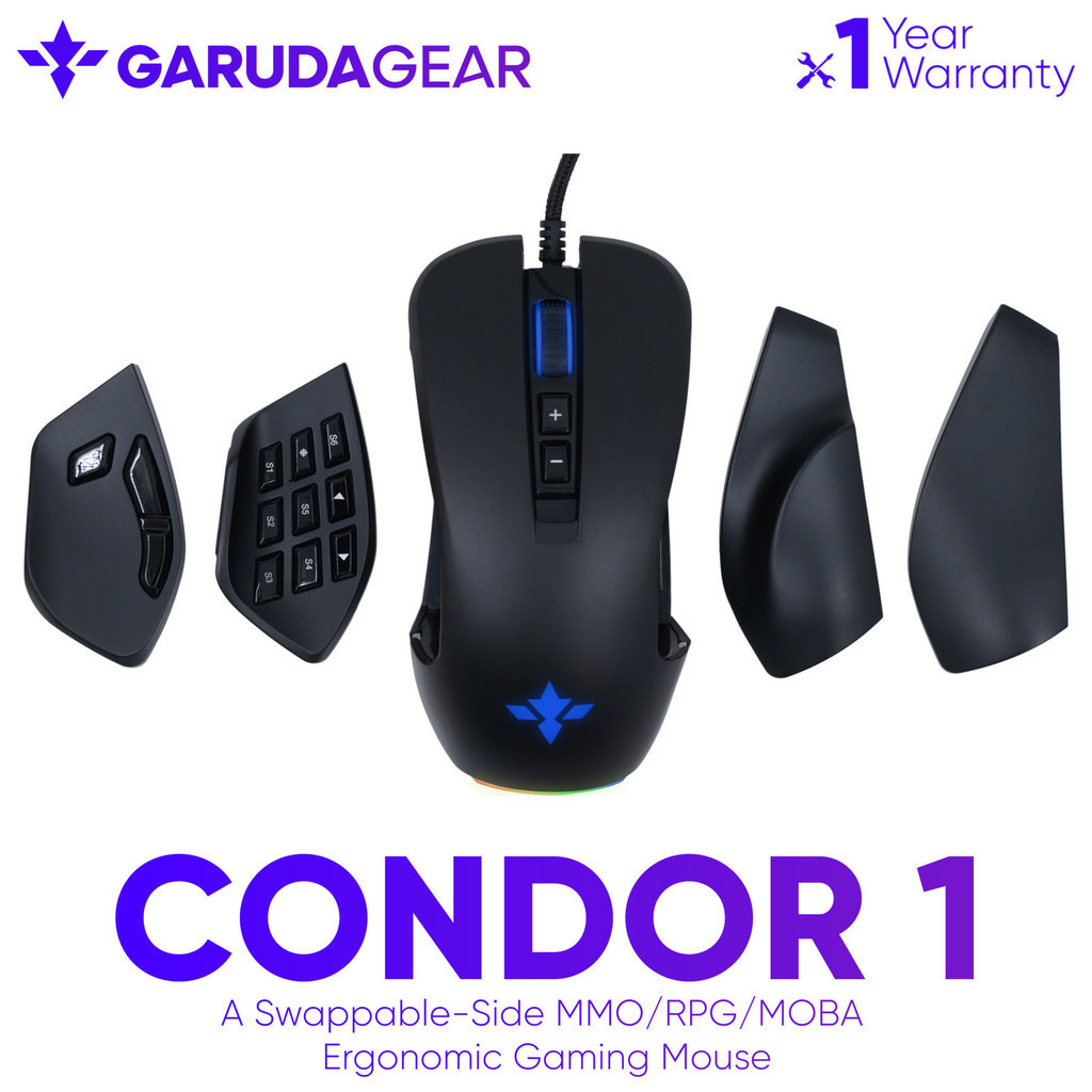GARUDA GEAR CONDOR 1 MOBA/MMO Gaming Mouse | Shopee Philippines