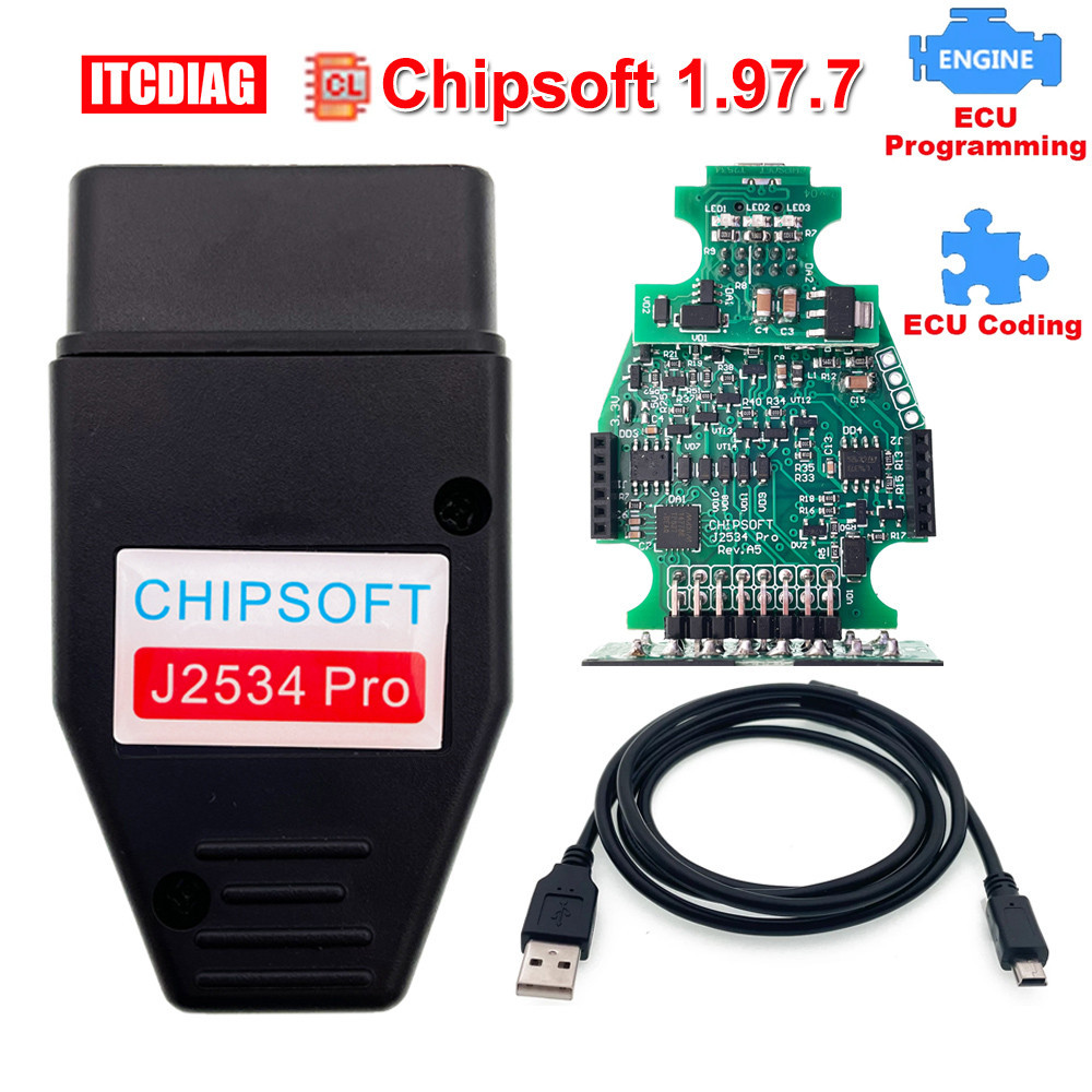 ღChipLoader 1.97.7 Chipsoft J2534 Pro K-line KLine CAN BUS CANHacker ...