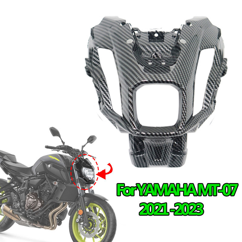 ⋚For YAMAHA MT- 07 MT 07 2021 2022 2023 Headlight Fairing Upper Nasal ...