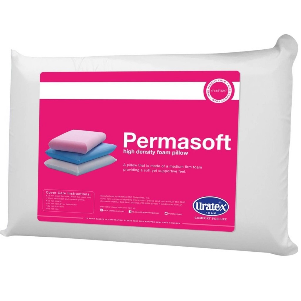 Uratex Permasoft Pillow (White) | Shopee Philippines