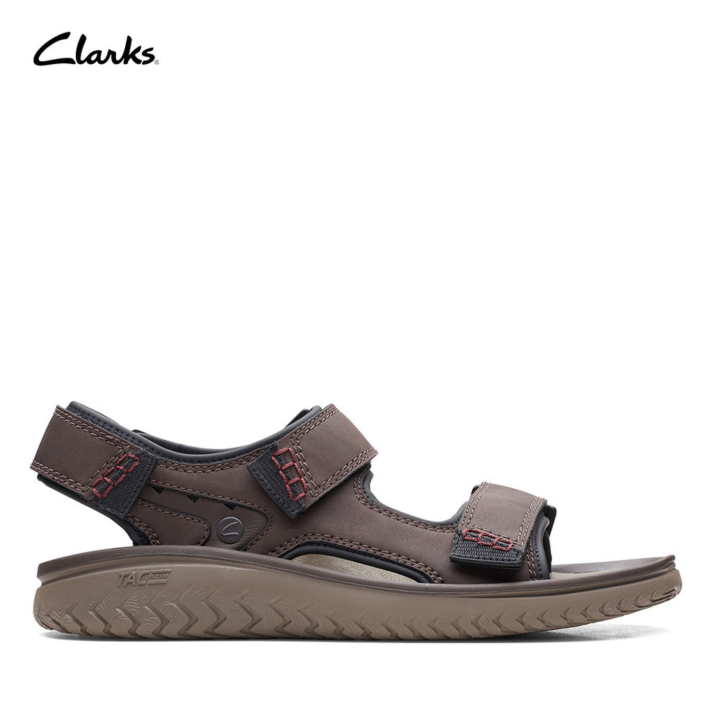 Clarks Men's Wesley Bay Sandal Brown | Shopee Philippines