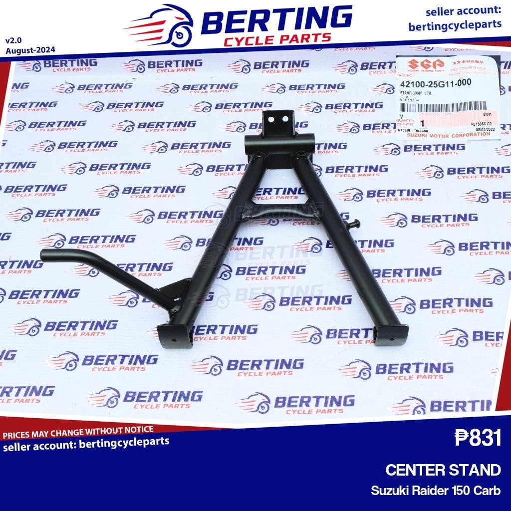 SGP CENTER STAND Suzuki Raider 150 Carb Genuine 42100-25G11-000 ...