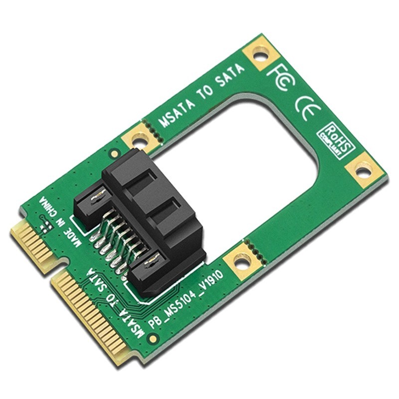 ️MSATA To SATA Adapter Card MSATA To 7PIN Hard Drive SSD Solid State ...