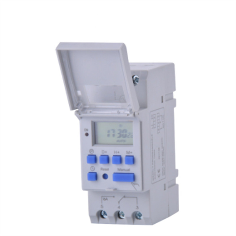 ☾Din Rail Digital Programmable Timer Time Relay Switch 16A 12VDC 24VDC ...
