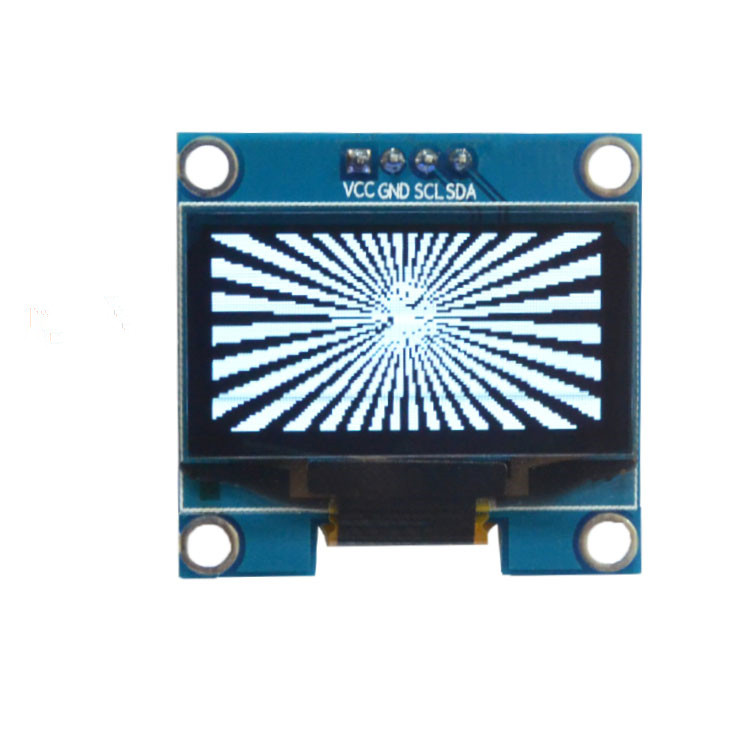 ⋛0.96\" Inch Yellow Blue White I2C IIC Interface 128x64 OLED LCD LED ...