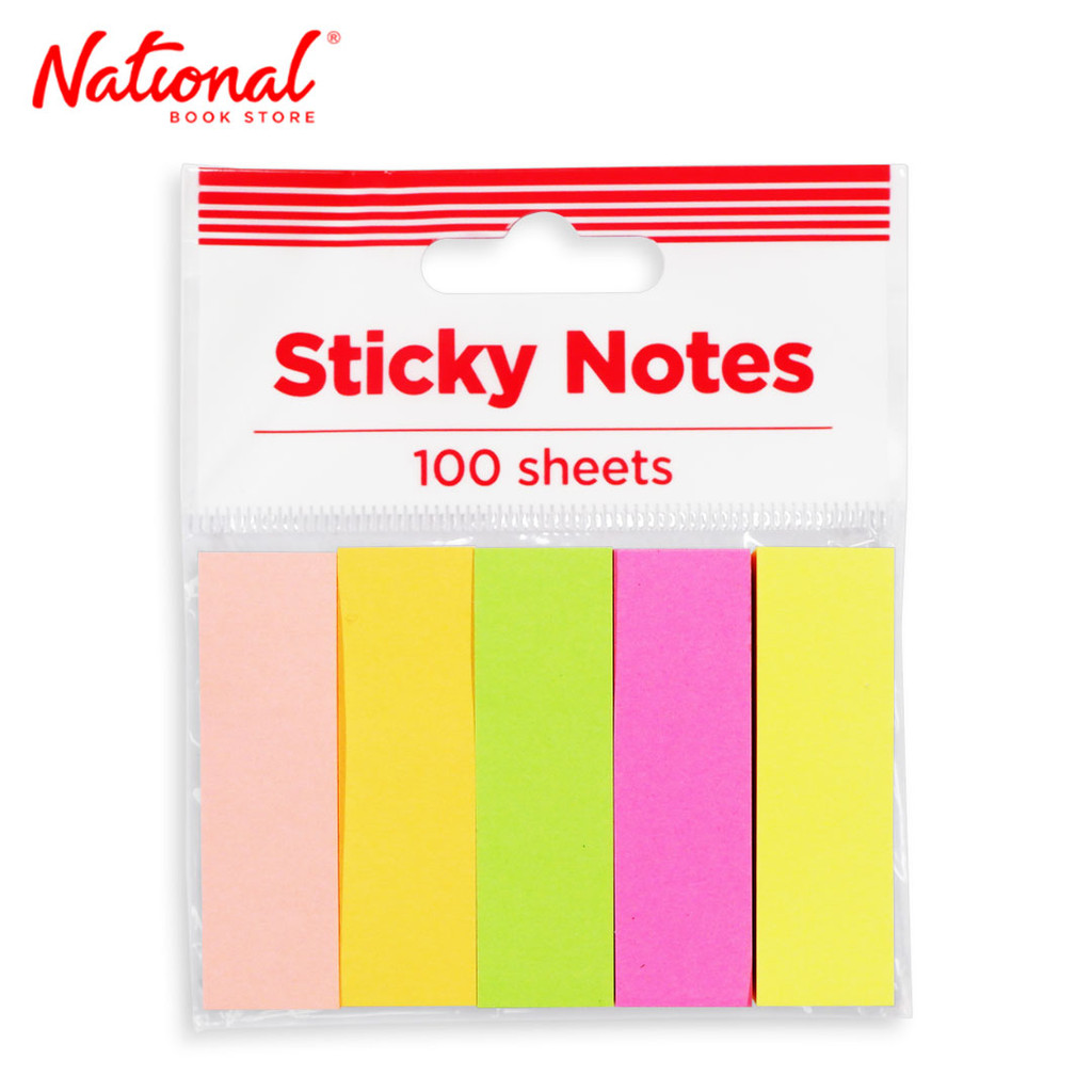 Best Buy Sticky Notes 15x50mm 5 Pads, Neon (assorted colors) - School ...