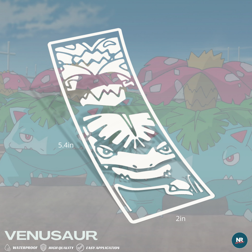 Venusaur Pokemon Vinyl Decal Anime Sticker | Shopee Philippines