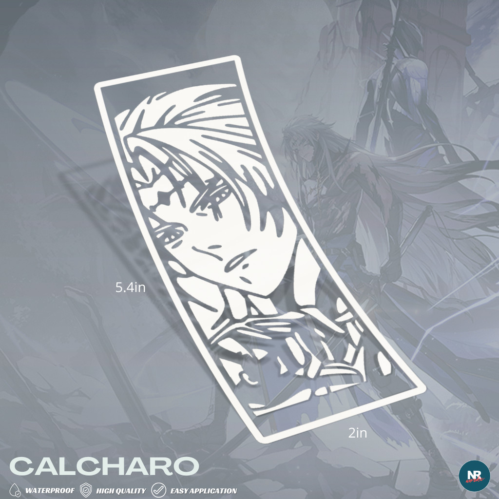 Calcharo Wuwa Wuthering Waves Vinyl Decal Gaming Sticker | Shopee ...