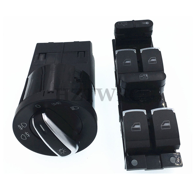 ۞Headlight Window Contorl Switch Button For VW 99-04 GTI Golf 4 Jetta ...