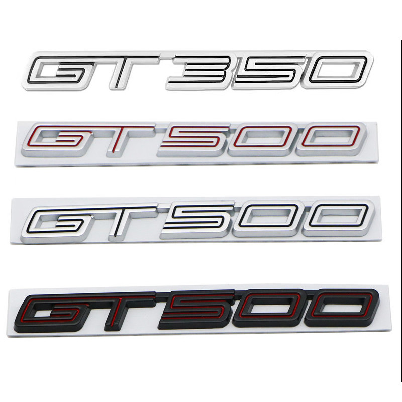 ~Car 3D Metal Letters Decals Sticker For Ford Mustang GT 500 SHELBY ...