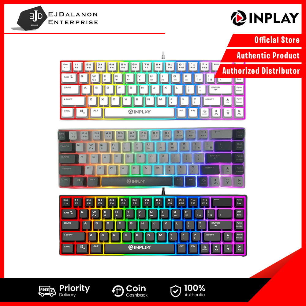Inplay BK680 68 Key Gaming Keyboard | EJDalanon Enterprise | Shopee ...