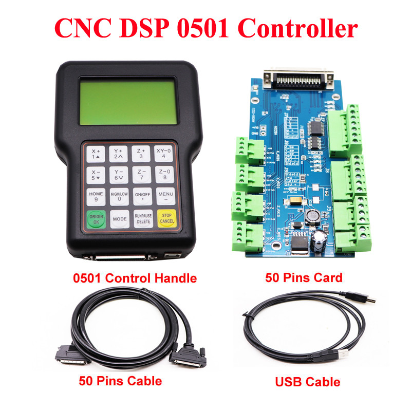 웃CNC DSP 0501 3 Axis Handle Controller System English Version Replace A11 for Router Engraving M ...