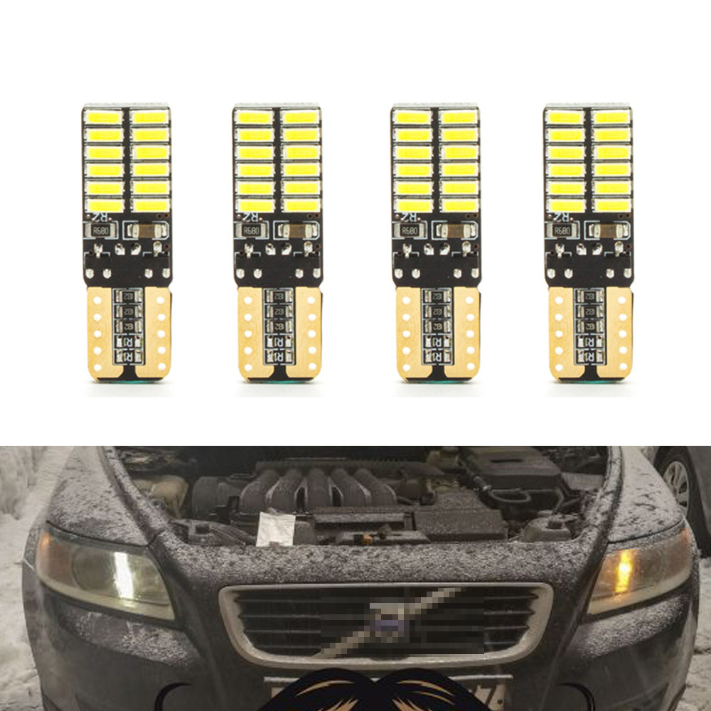 ★4XCanbus T10 W5W SMD 4014 LED Car Wedge Clearance Lights Parking Light ...