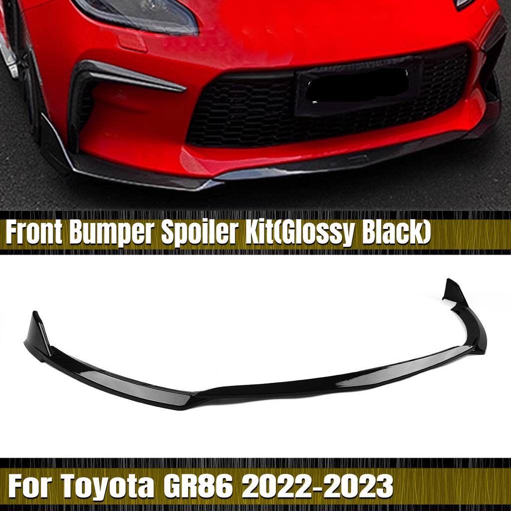 ☭Front Bumper Spoiler Splitter Lip Lower Guard For Toyota GR86 2022 ...