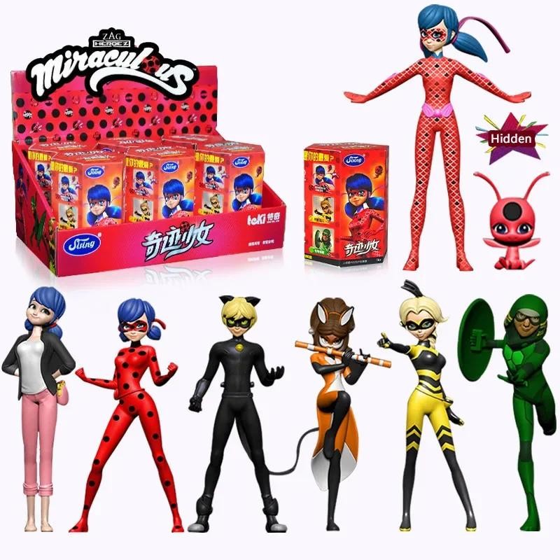Miraculous Ladybug Cat Noir Blind Box Anime Dolls Queen Bee Rena Rouge ...