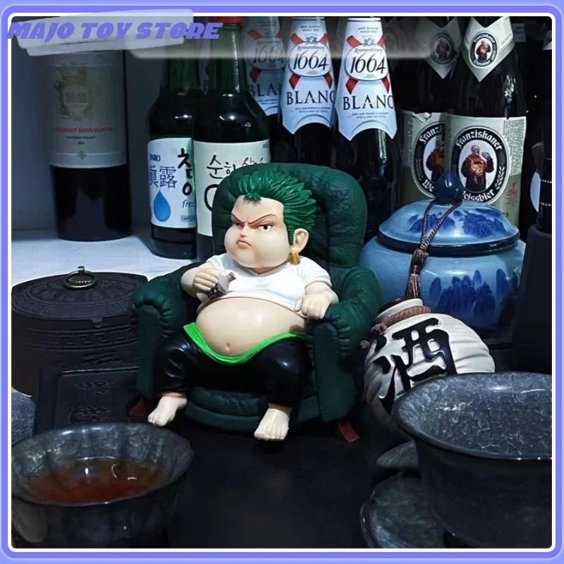 One Piece Fat Series Fat Zoro Pvc Anime Figure Figurine Anime ...
