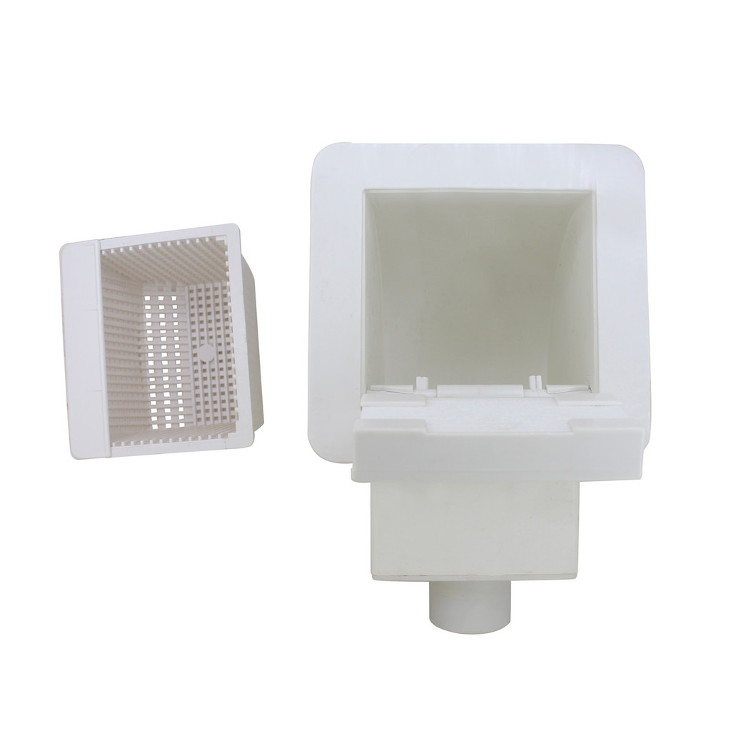 ABS Steel wall above ground pool filter skimmer thru wall concrete pool ...