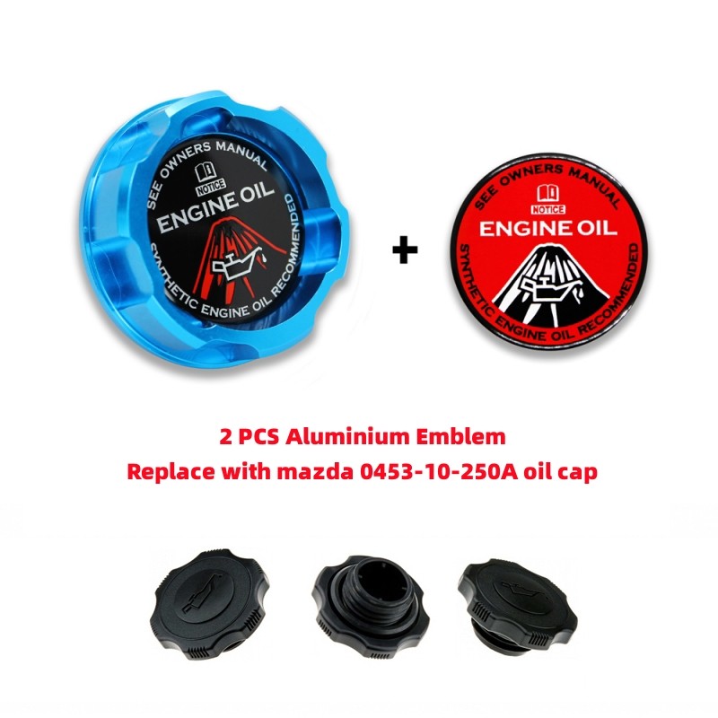 ۩Aluminum ENGINE Oil Cap For MAZDASPEED RACING RX8 RX7 MIATA MAZDA ...