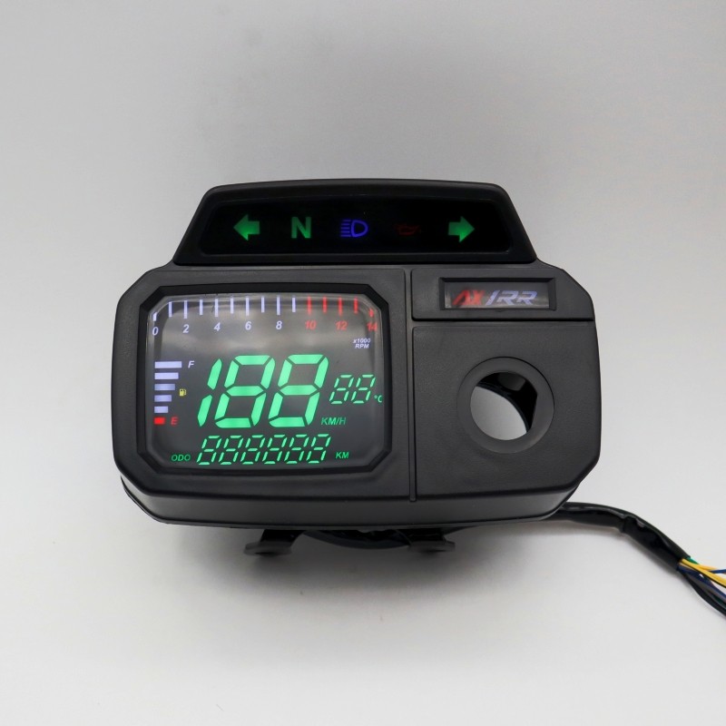 ☆2023 With RPM 100cc AX 100 Digital Motorcycle Speedometer Meter Gauge ...