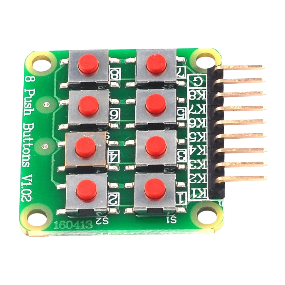 ☸2x4 Keypad 4x2 Keypad 8 Push Buttons V1.00 2*4 Module MCU External ... ☸2x4 Keypad 4x2 Keypad 8 Push Buttons V1.00 2*4 Module MCU External ...