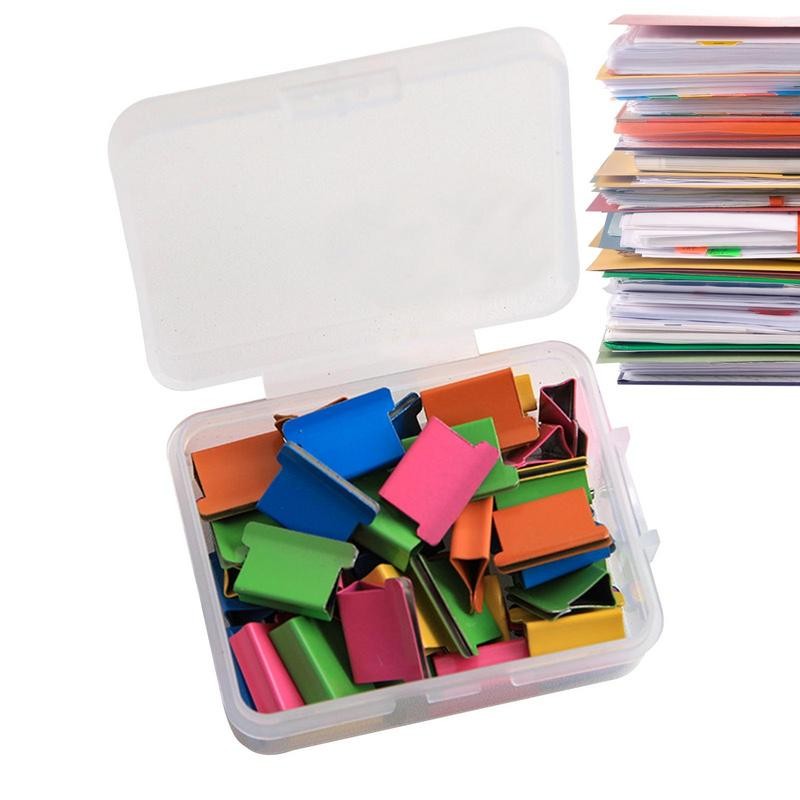 ☪Push Stapler Cartoon Paper Clip Dispenser Mini Refill Clam Clip ...
