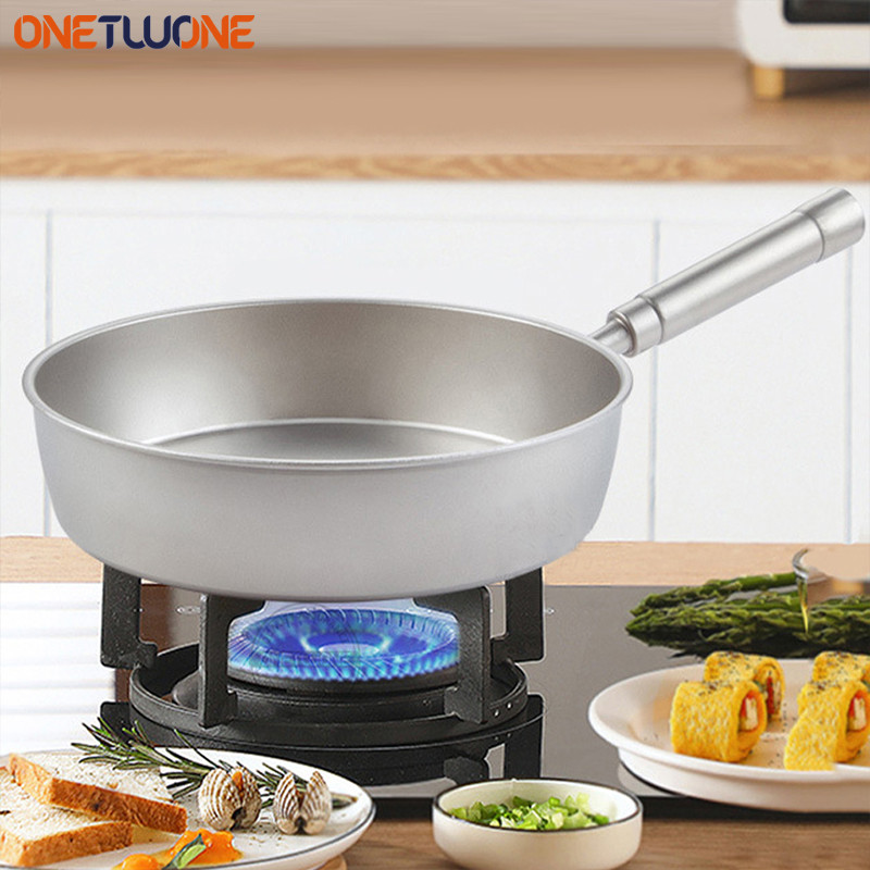 ⊰Pure Titanium 28cm Frying Pan Nonstick Fried Egg Steaks Cooking Pot ...