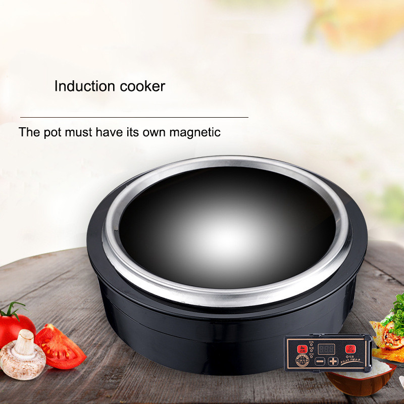 ️3000W Large Power Induction Cooker Embedded Concave Induction Hob Hot ...