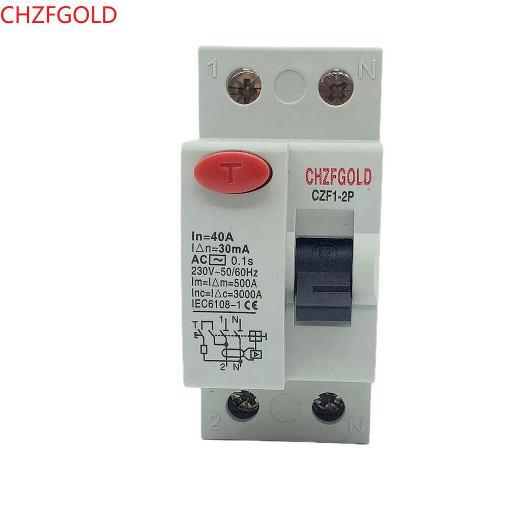 2P 23A 32A 40A 63A 80A 100A RCCB RCD 230V Electromechanic Residual ...