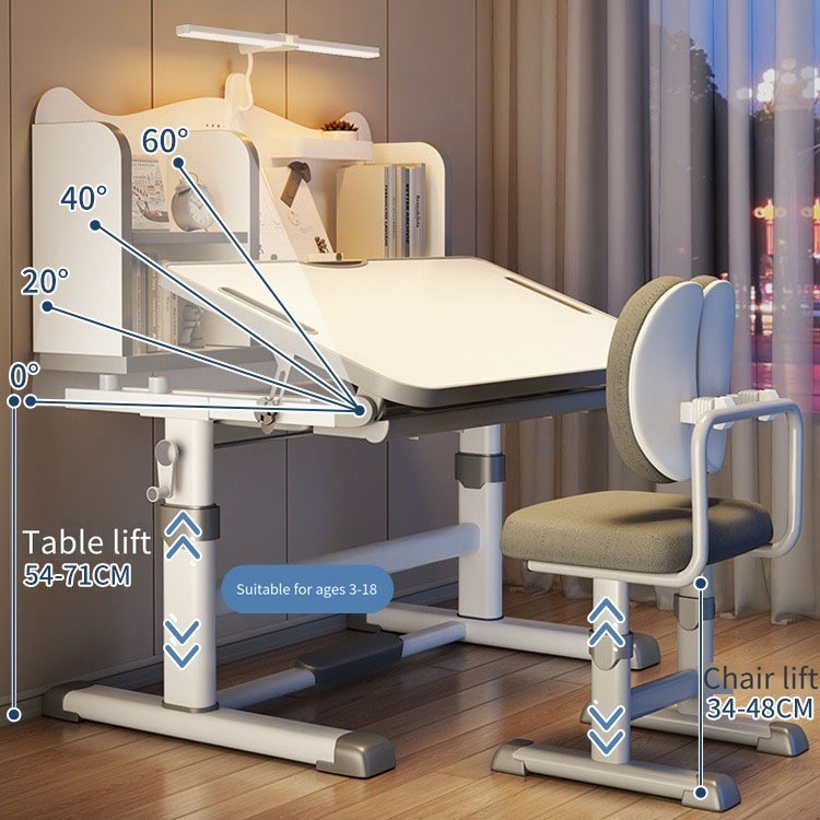 Children's Learning Table Home Writing Desk Special Table Can Be Raised ...