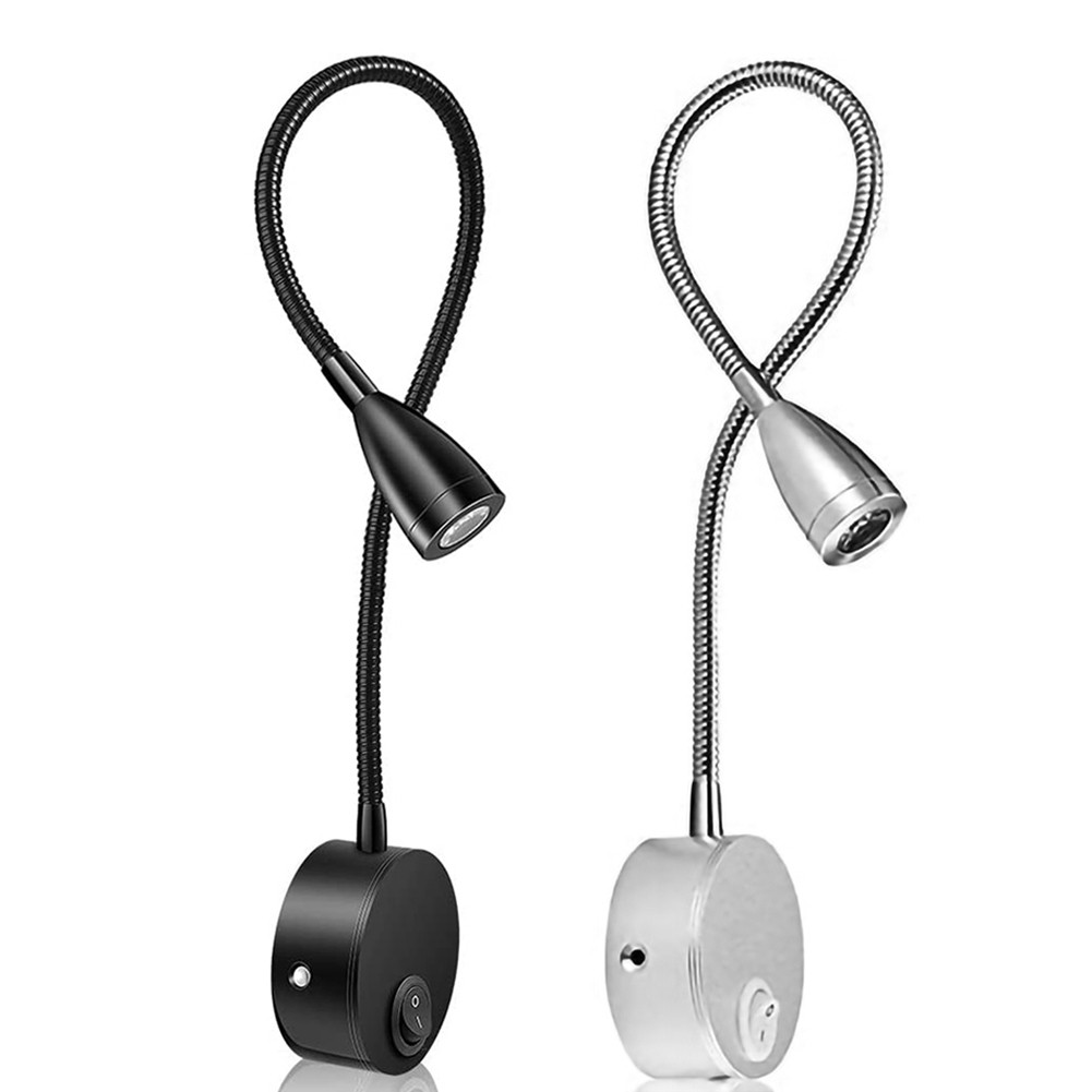 ♚Eye Protection Wall Lamp 360 Degree Rotation LED Gooseneck Tube ...