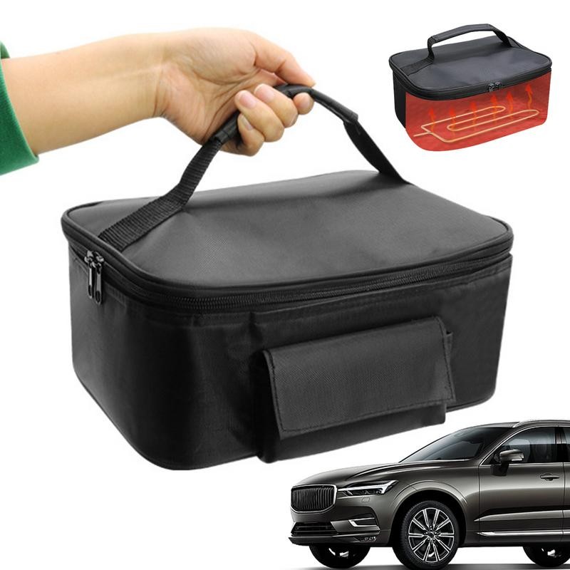 ♨Portable Mini Car Microwave 12V Electric Oven Fast Heating Picnic Box ...