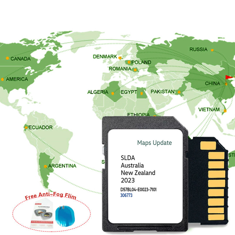 ☇SD Card 8GB Australia New Zealand Maps GPS 2023 SLDA Navigation for ...