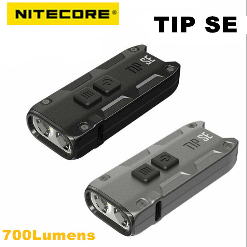 ~NItecore TIP SE Flashlight Keychain Light 700 Lumens LED Dual-Core USB ...