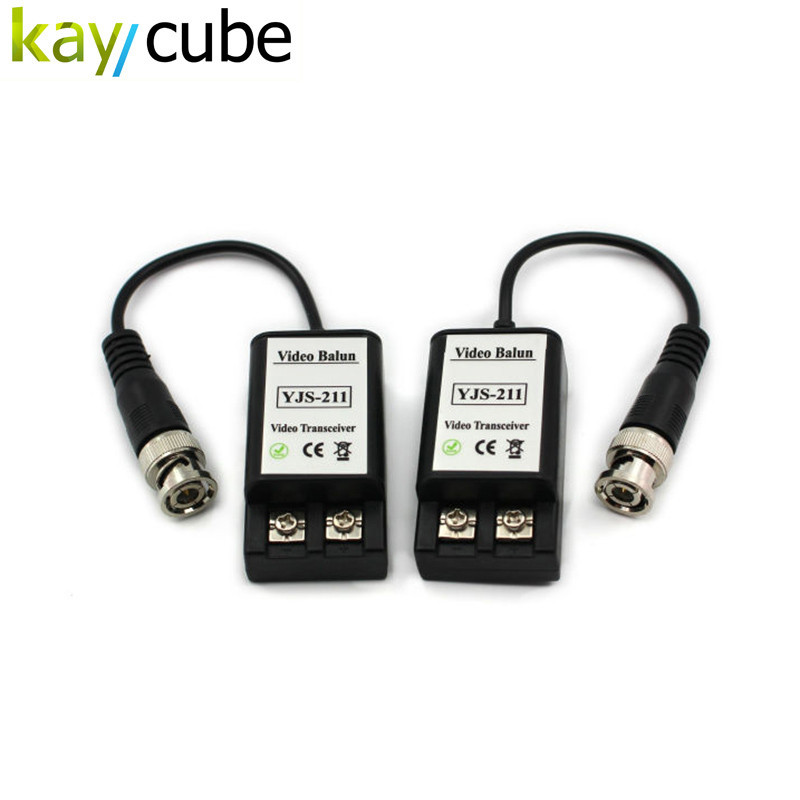 CCTV UTP Video Balun Transceiver with Effective distance 400-650M ...