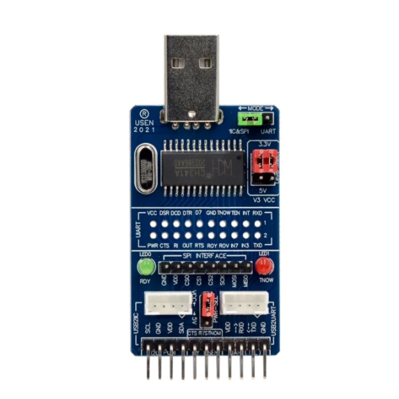 ☼CH341A USB to SPI I2C IIC UART TTL ISP Serial Adapter Module EPP/MEM ...