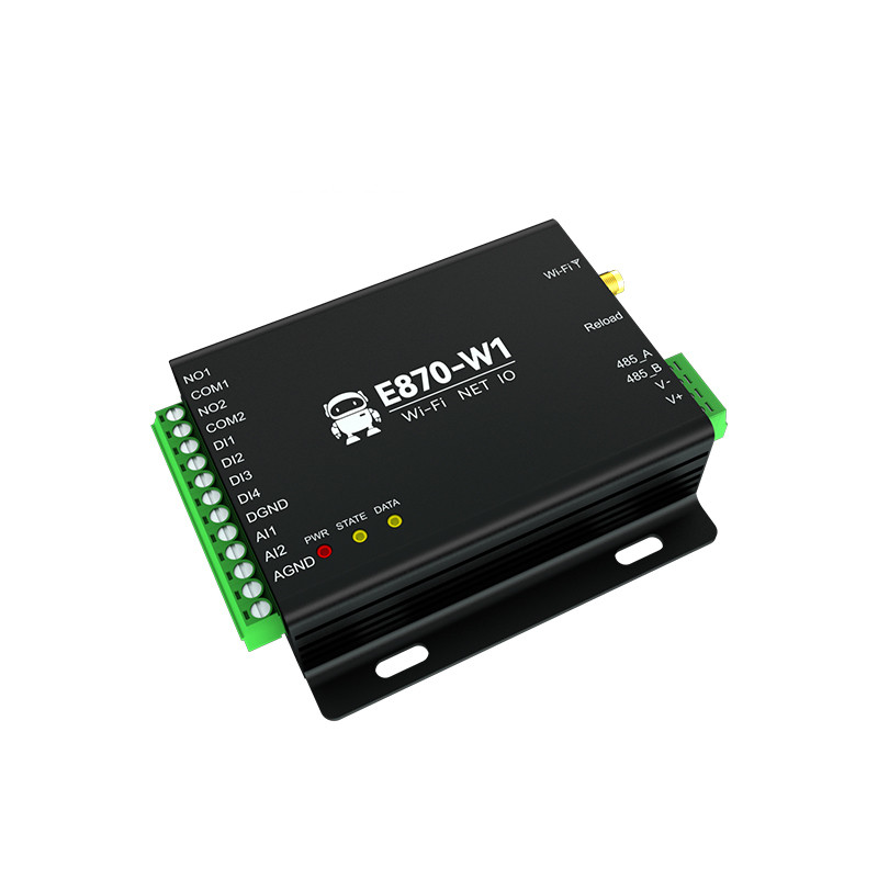 ♣WiFi Edge Acquisition Gateway IO Controller Ethernet RS485 4DI+2DO+2AI E870-W1 TCP/UDP/MQTT Pro ...