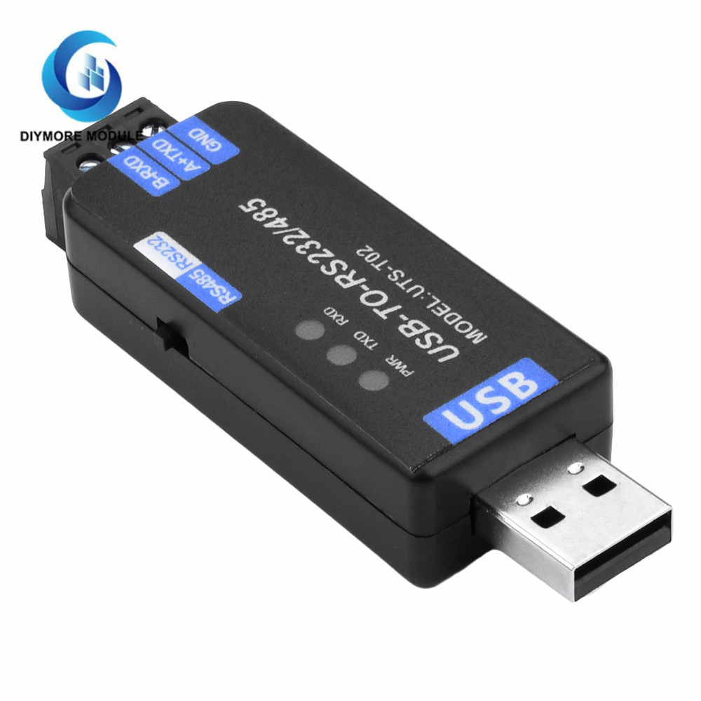⊹USB to RS485/RS232 communication module bidirectional half-duplex ...