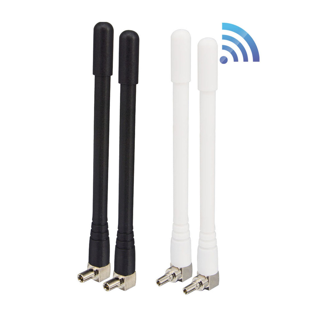 ~4G LTE Antenna 3dBi TS9/CRC9 Male 90 Degree Plug WLAN External Antenna ...