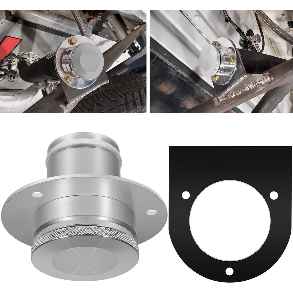 ⚔17-2530 Remote Fuel Tank Filler Neck With Billet Aluminum Gas Cap ...