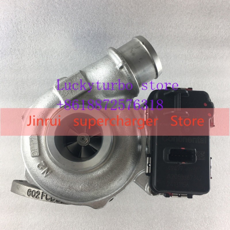 ~Turbocharger Td04 49477-01203 LR065510 LR049592 LR038309 Turbo For ...